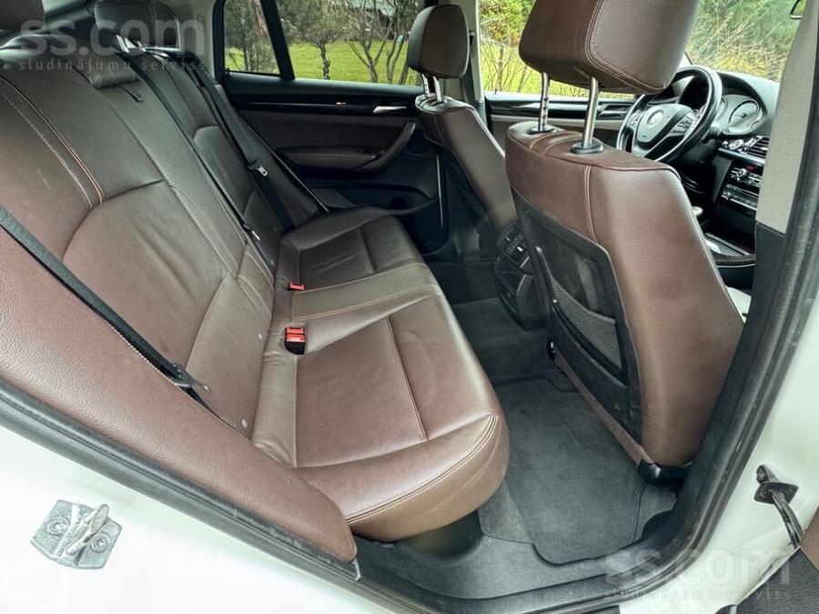 White BMW X4 2015 in Riga, with an engine capacity of 3.00 L and mileage of 245 thousand km for 16500 €, photo 15 on AUTOMOTO.COM.LV