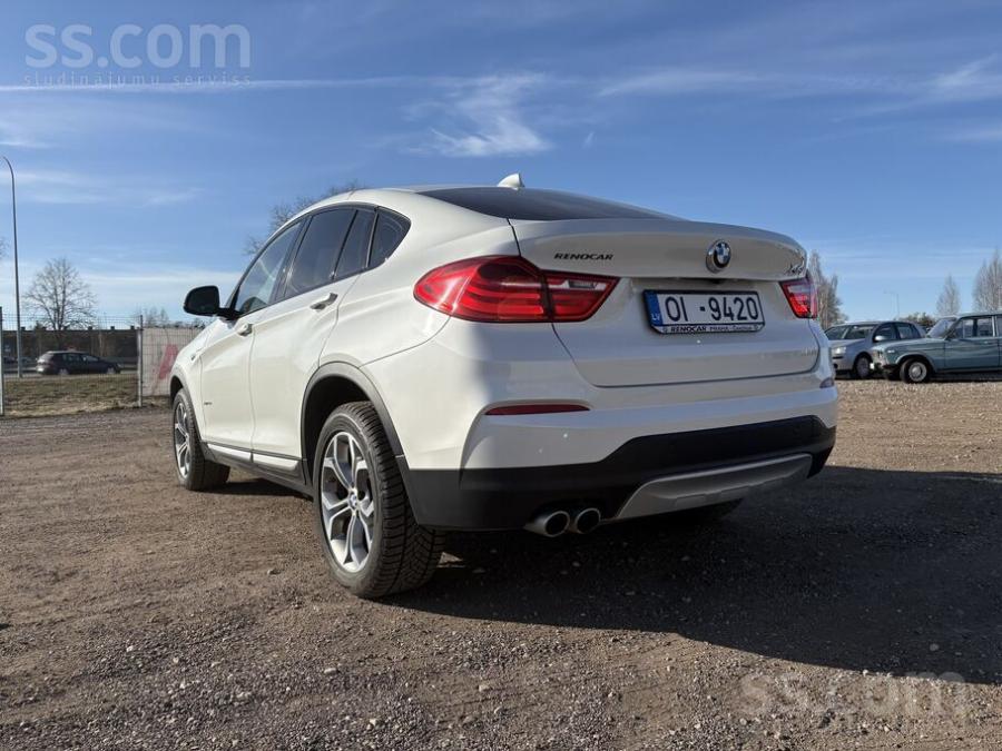 Balts BMW X4 2015 Daugavpils, ar dzinēja tilpumu 3.00 L un nobraukumu 182 tūkst. km par 17700 €, foto 4 vietnē AUTOMOTO.COM.LV