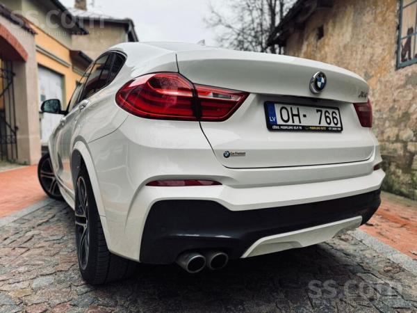 White BMW X4 2015 in Cesis, with an engine capacity of 3.00 L and mileage of 0 thousand km for 17200 €, photo 7 on AUTOMOTO.COM.LV