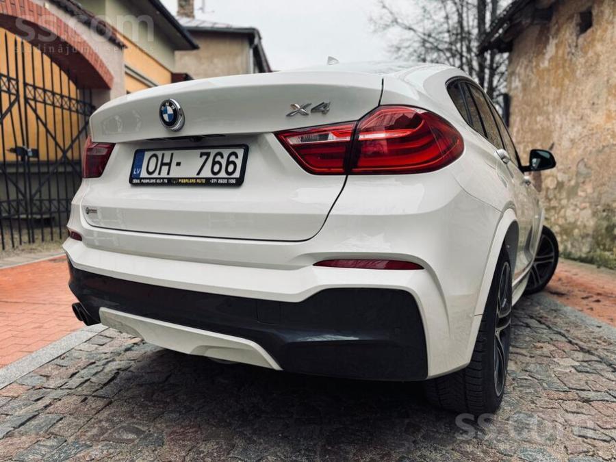 Balts BMW X4 2015 Cēsis, ar dzinēja tilpumu 3.00 L un nobraukumu 0 tūkst. km par 16990 €, foto 6 vietnē AUTOMOTO.COM.LV