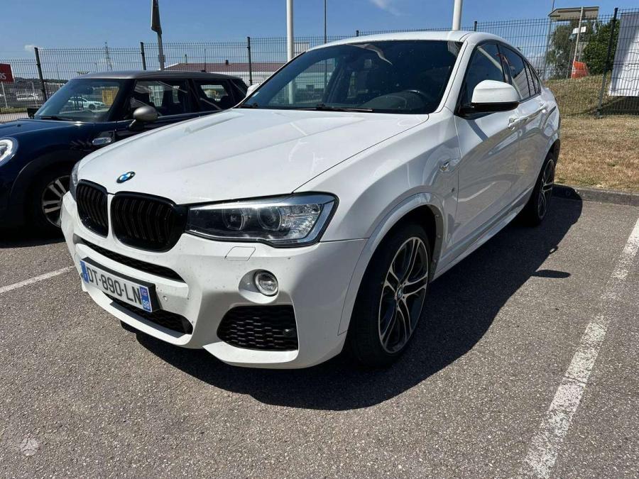 White BMW X4 2015 in Vilnius, with an engine capacity of 2.00 L and mileage of 258 thousand km for 15500 €, photo 3 on AUTOMOTO.COM.LV