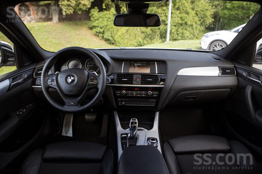 White BMW X4 2015 in Riga, with an engine capacity of 2.00 L and mileage of 207 thousand km for 17800 €, photo 19 on AUTOMOTO.COM.LV