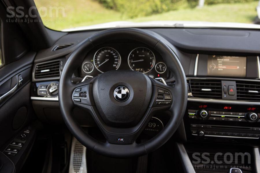 White BMW X4 2015 in Riga, with an engine capacity of 2.00 L and mileage of 207 thousand km for 17800 €, photo 20 on AUTOMOTO.COM.LV