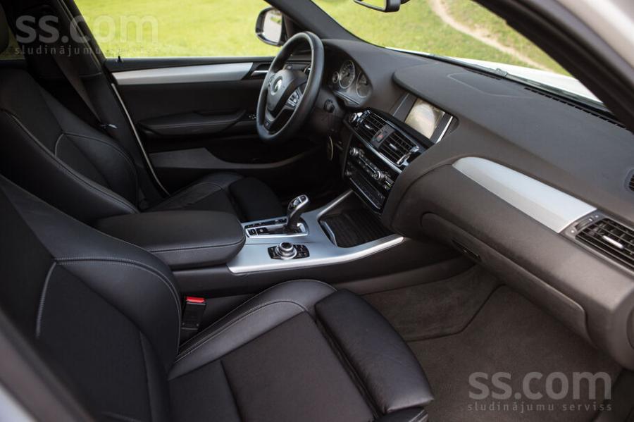 White BMW X4 2015 in Riga, with an engine capacity of 2.00 L and mileage of 207 thousand km for 17800 €, photo 21 on AUTOMOTO.COM.LV