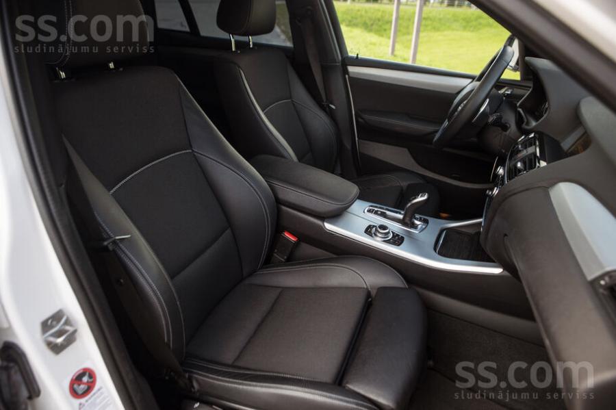 White BMW X4 2015 in Riga, with an engine capacity of 2.00 L and mileage of 207 thousand km for 17800 €, photo 22 on AUTOMOTO.COM.LV