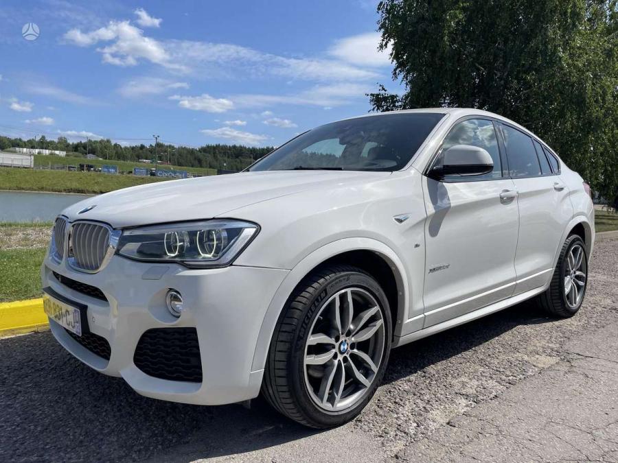 White BMW X4 2015 in Vilnius, with an engine capacity of 2.99 L and mileage of 204 thousand km for 15900 €, photo 5 on AUTOMOTO.COM.LV