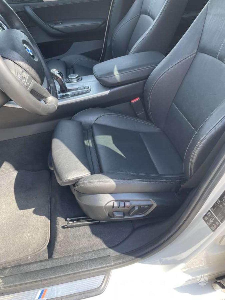 White BMW X4 2015 in Vilnius, with an engine capacity of 2.99 L and mileage of 204 thousand km for 15900 €, photo 10 on AUTOMOTO.COM.LV