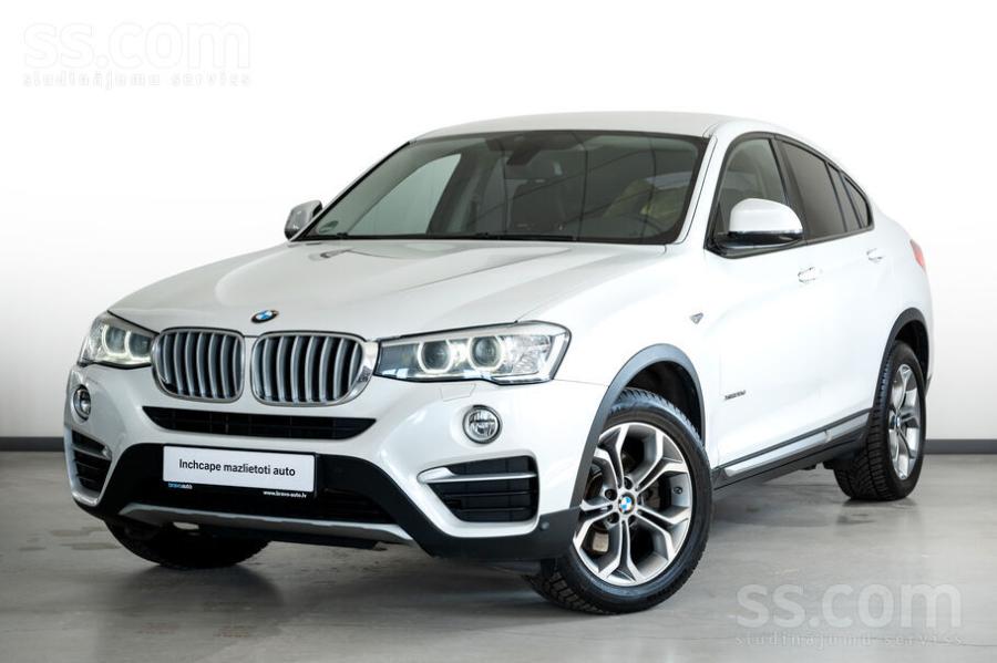 White BMW X4 2015 in Riga, with an engine capacity of 3.00 L and mileage of 182 thousand km for 15990 €, photo 1 on AUTOMOTO.COM.LV