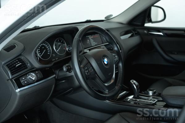 White BMW X4 2015 in Riga, with an engine capacity of 3.00 L and mileage of 182 thousand km for 15990 €, photo 6 on AUTOMOTO.COM.LV