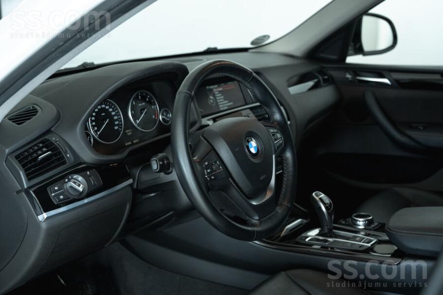 White BMW X4 2015 in Riga, with an engine capacity of 3.00 L and mileage of 182 thousand km for 15990 €, photo 7 on AUTOMOTO.COM.LV
