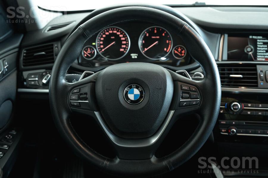 White BMW X4 2015 in Riga, with an engine capacity of 3.00 L and mileage of 182 thousand km for 15990 €, photo 19 on AUTOMOTO.COM.LV
