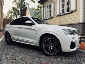 White BMW X4 2015 in Cesis, with an engine capacity of 3.00 L and mileage of 0 thousand km for 16200 €, photo 3 on AUTOMOTO.COM.LV