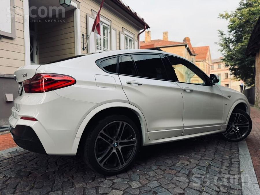 White BMW X4 2015 in Cesis, with an engine capacity of 3.00 L and mileage of 0 thousand km for 16200 €, photo 7 on AUTOMOTO.COM.LV