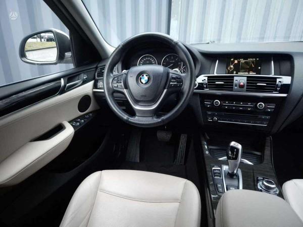 White BMW X4 2016 in Vilnius, with an engine capacity of 2.00 L and mileage of 210 thousand km for 15900 €, photo 7 on AUTOMOTO.COM.LV