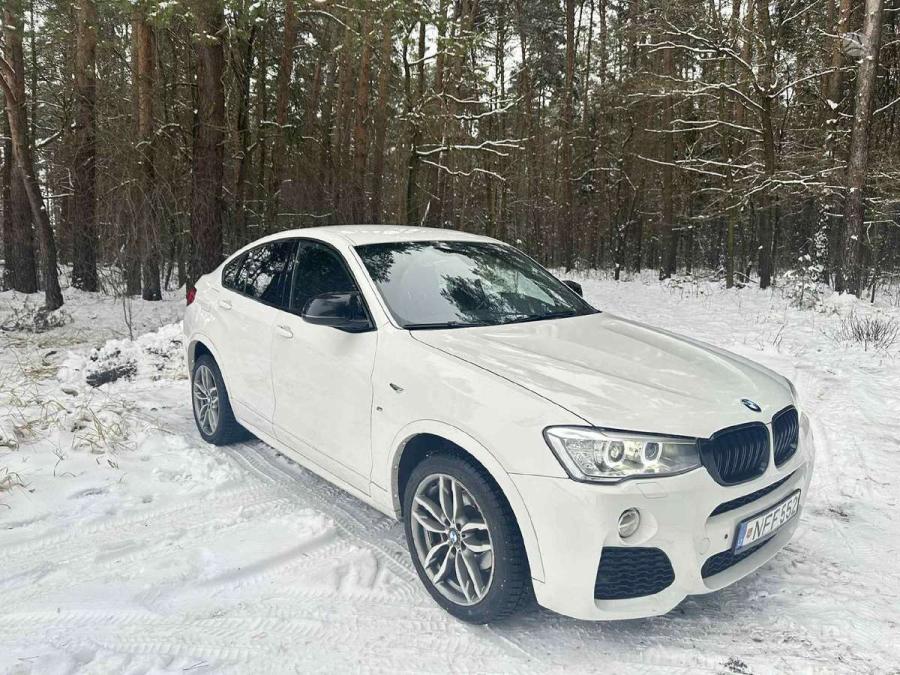 Balts BMW X4 2016 Jonava, ar dzinēja tilpumu 2.99 L un nobraukumu 280 tūkst. km par 17500 €, foto 4 vietnē AUTOMOTO.COM.LV