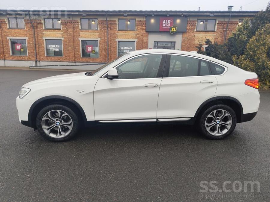 White BMW X4 2016 in Riga, with an engine capacity of 2.00 L and mileage of 164 thousand km for 18300 €, photo 3 on AUTOMOTO.COM.LV