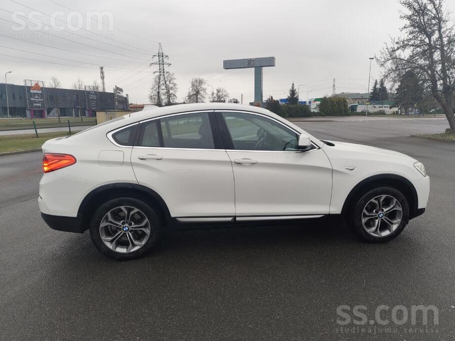 White BMW X4 2016 in Riga, with an engine capacity of 2.00 L and mileage of 164 thousand km for 18300 €, photo 7 on AUTOMOTO.COM.LV