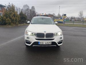 White BMW X4 2016 in Riga, with an engine capacity of 2.00 L and mileage of 164 thousand km for 18300 €, photo 9 on AUTOMOTO.COM.LV