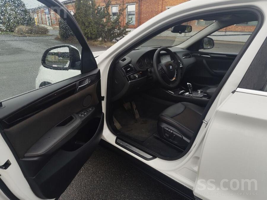 White BMW X4 2016 in Riga, with an engine capacity of 2.00 L and mileage of 164 thousand km for 18300 €, photo 10 on AUTOMOTO.COM.LV