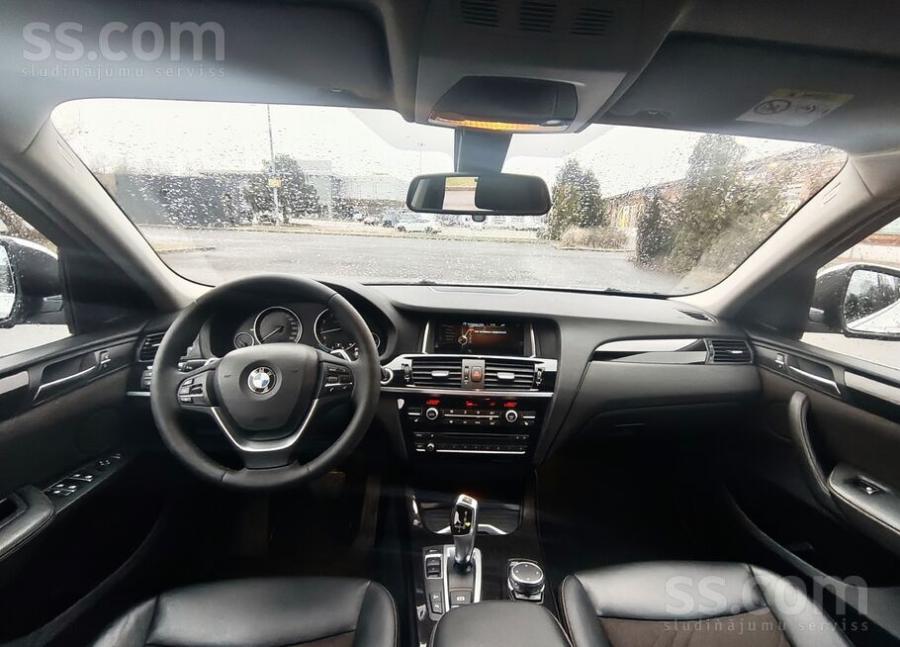 White BMW X4 2016 in Riga, with an engine capacity of 2.00 L and mileage of 164 thousand km for 18300 €, photo 14 on AUTOMOTO.COM.LV