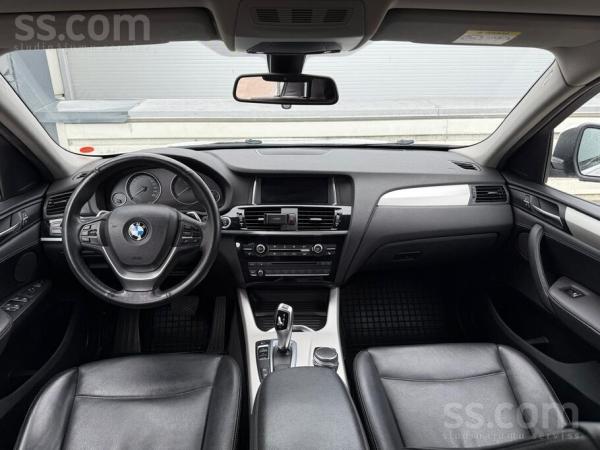 White BMW X4 2016 in Riga, with an engine capacity of 2.00 L and mileage of 138 thousand km for 17650 €, photo 6 on AUTOMOTO.COM.LV