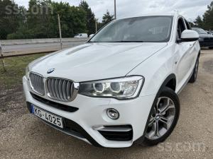 White BMW X4 2016 in Riga, with an engine capacity of 2.00 L and mileage of 163 thousand km for 18499 €, photo  on AUTOMOTO.COM.LV