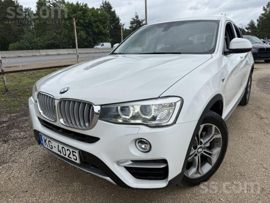 Balts BMW X4 2016 Rīga, ar dzinēja tilpumu 2.00 L un nobraukumu 163 tūkst. km par 17499 €, foto 1 vietnē AUTOMOTO.COM.LV