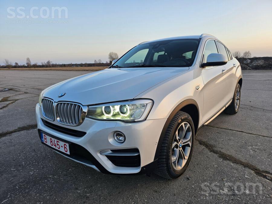 White BMW X4 2016 in Riga, with an engine capacity of 2.00 L and mileage of 180 thousand km for 16990 €, photo 1 on AUTOMOTO.COM.LV