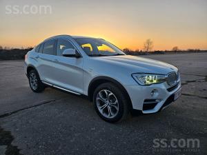 White BMW X4 2016 in Riga, with an engine capacity of 2.00 L and mileage of 180 thousand km for 16990 €, photo 5 on AUTOMOTO.COM.LV