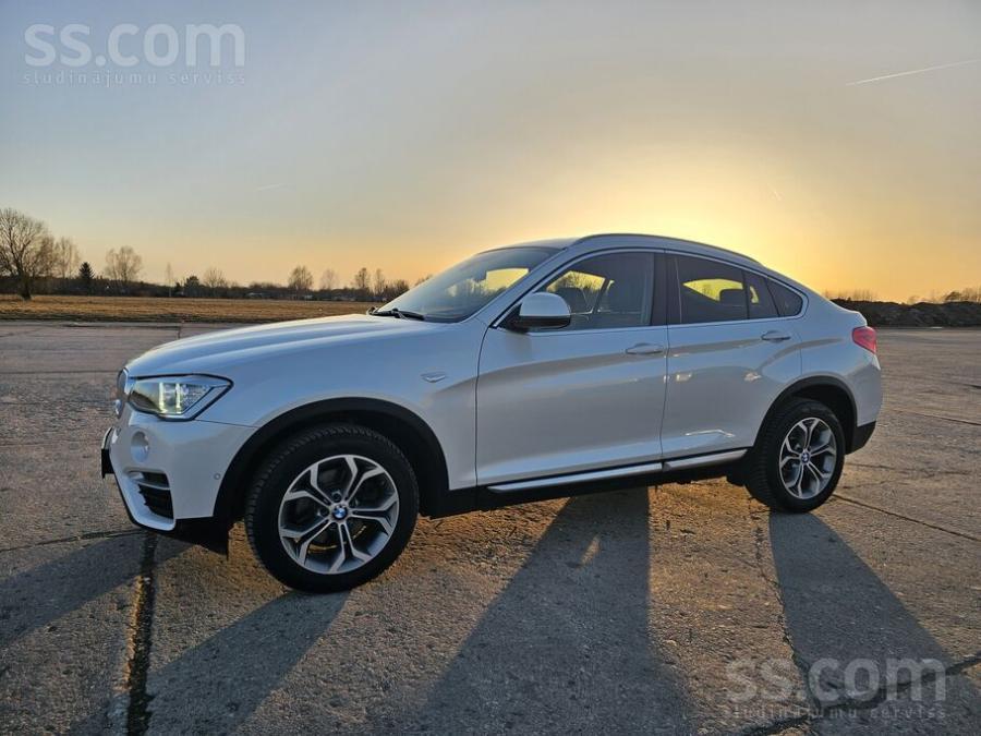 White BMW X4 2016 in Riga, with an engine capacity of 2.00 L and mileage of 180 thousand km for 16990 €, photo 6 on AUTOMOTO.COM.LV