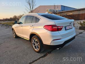 White BMW X4 2016 in Riga, with an engine capacity of 2.00 L and mileage of 180 thousand km for 16990 €, photo 8 on AUTOMOTO.COM.LV