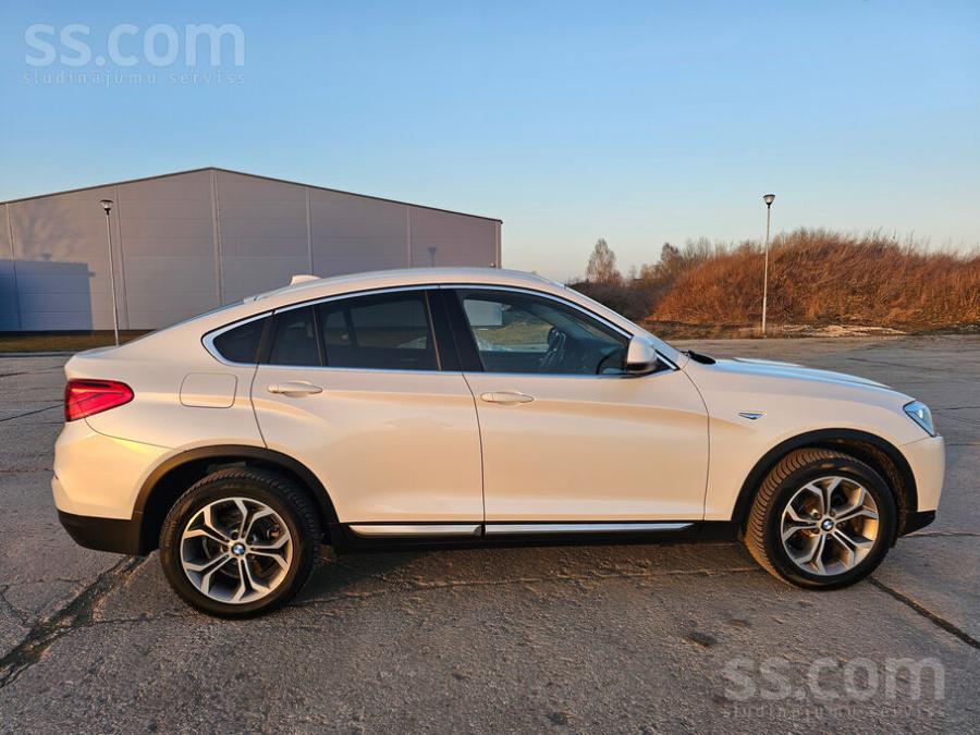 White BMW X4 2016 in Riga, with an engine capacity of 2.00 L and mileage of 180 thousand km for 16990 €, photo 12 on AUTOMOTO.COM.LV