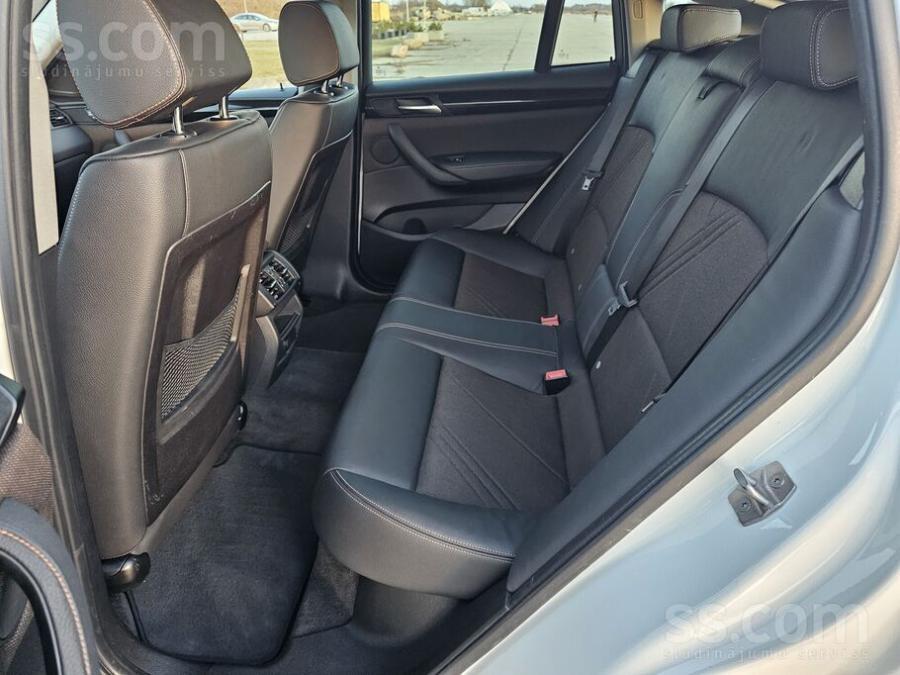 White BMW X4 2016 in Riga, with an engine capacity of 2.00 L and mileage of 180 thousand km for 16990 €, photo 16 on AUTOMOTO.COM.LV