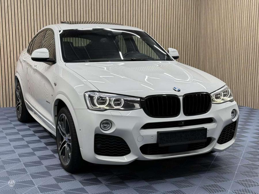 White BMW X4 2016 in Marijampole, with an engine capacity of 2.99 L and mileage of 303 thousand km for 18350 €, photo 1 on AUTOMOTO.COM.LV