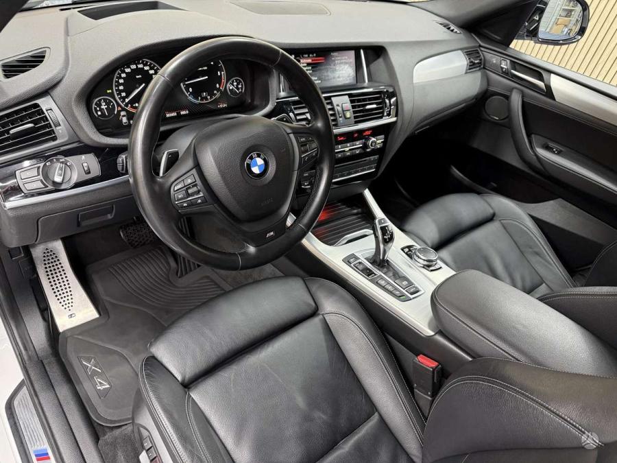 White BMW X4 2016 in Marijampole, with an engine capacity of 2.99 L and mileage of 303 thousand km for 18350 €, photo 3 on AUTOMOTO.COM.LV