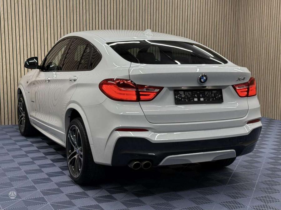 White BMW X4 2016 in Marijampole, with an engine capacity of 2.99 L and mileage of 303 thousand km for 18350 €, photo 7 on AUTOMOTO.COM.LV