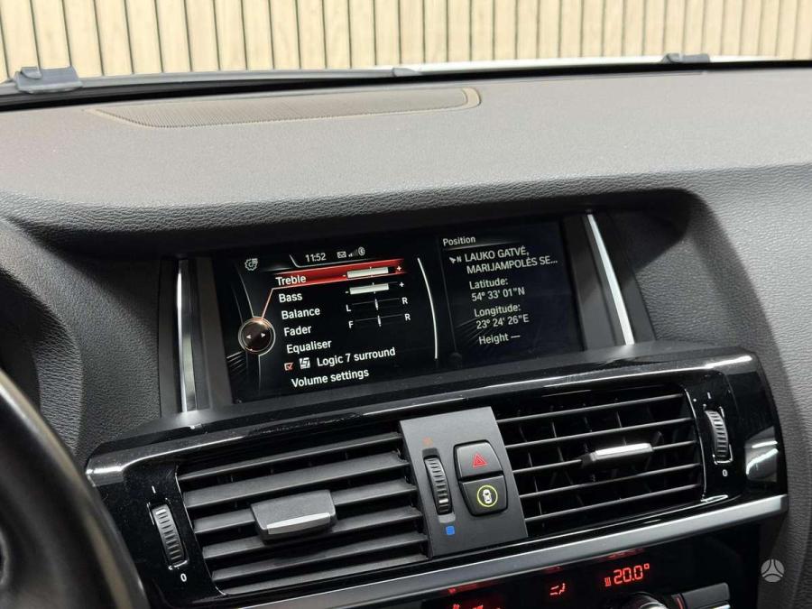 White BMW X4 2016 in Marijampole, with an engine capacity of 2.99 L and mileage of 303 thousand km for 18350 €, photo 33 on AUTOMOTO.COM.LV