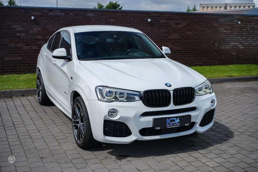 White BMW X4 2016 in Marijampole, with an engine capacity of 2.99 L and mileage of 210 thousand km for 17950 €, photo 3 on AUTOMOTO.COM.LV