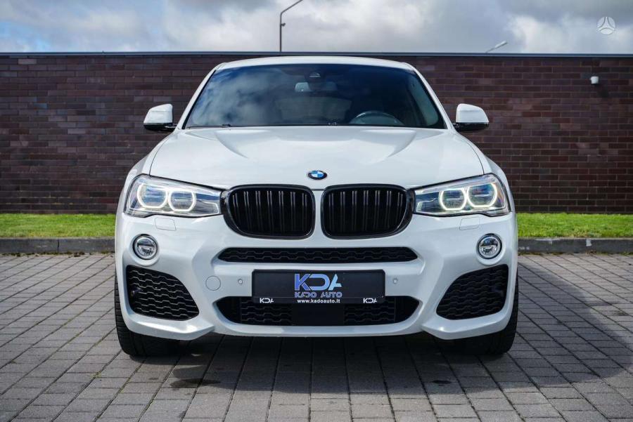 White BMW X4 2016 in Marijampole, with an engine capacity of 2.99 L and mileage of 210 thousand km for 17950 €, photo 4 on AUTOMOTO.COM.LV