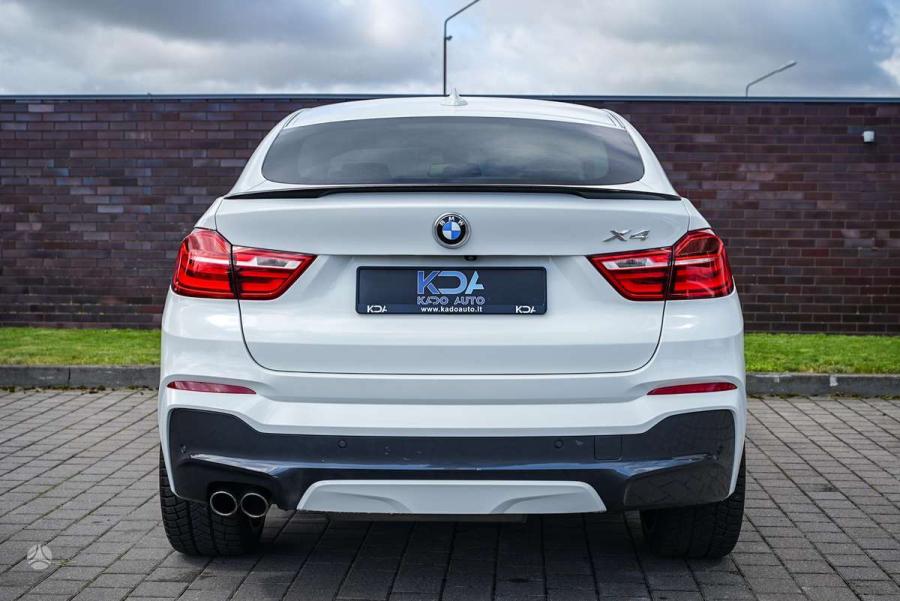 White BMW X4 2016 in Marijampole, with an engine capacity of 2.99 L and mileage of 210 thousand km for 17950 €, photo 12 on AUTOMOTO.COM.LV