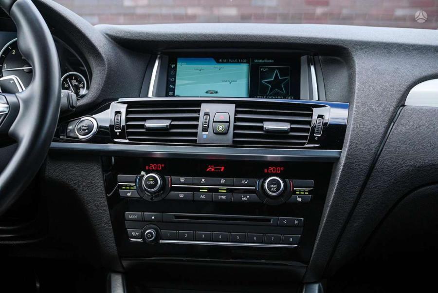 White BMW X4 2016 in Marijampole, with an engine capacity of 2.99 L and mileage of 210 thousand km for 17950 €, photo 21 on AUTOMOTO.COM.LV