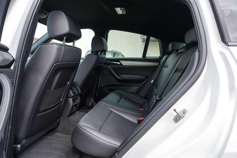 White BMW X4 2016 in Marijampole, with an engine capacity of 2.99 L and mileage of 210 thousand km for 17950 €, photo 34 on AUTOMOTO.COM.LV