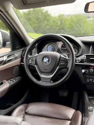 White BMW X4 2016 in Vilnius, with an engine capacity of 2.00 L and mileage of 192 thousand km for 18000 €, photo 14 on AUTOMOTO.COM.LV
