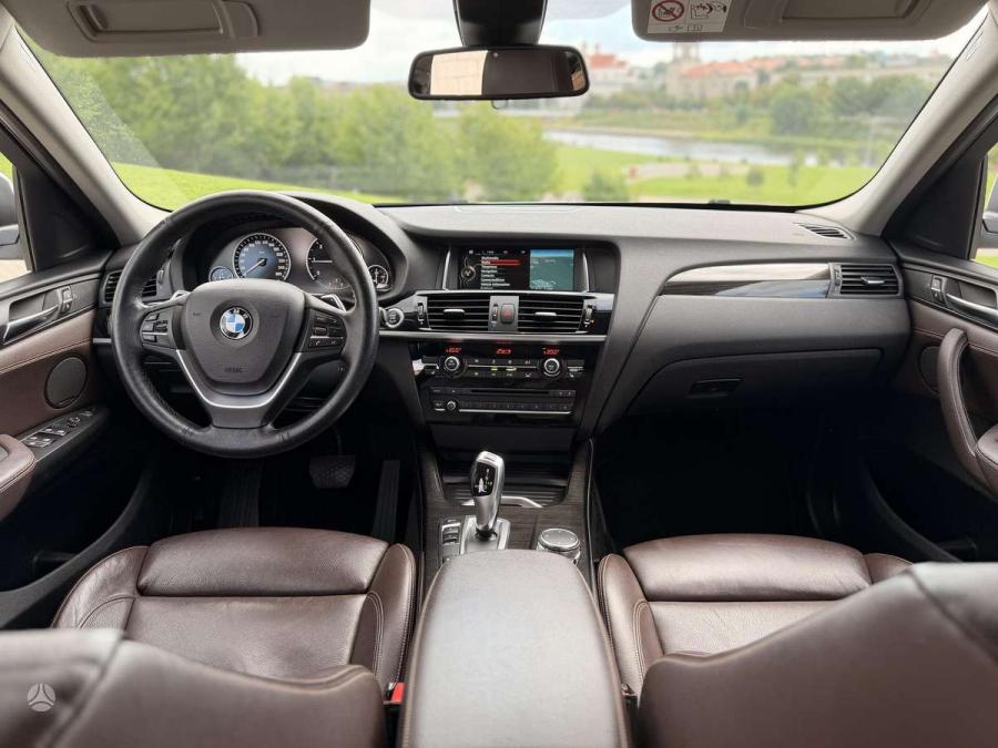 White BMW X4 2016 in Vilnius, with an engine capacity of 2.00 L and mileage of 192 thousand km for 18000 €, photo 16 on AUTOMOTO.COM.LV