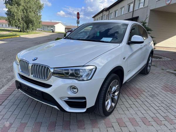 White BMW X4 2016 in Vilnius, with an engine capacity of 2.00 L and mileage of 230 thousand km for 15700 €, photo 1 on AUTOMOTO.COM.LV