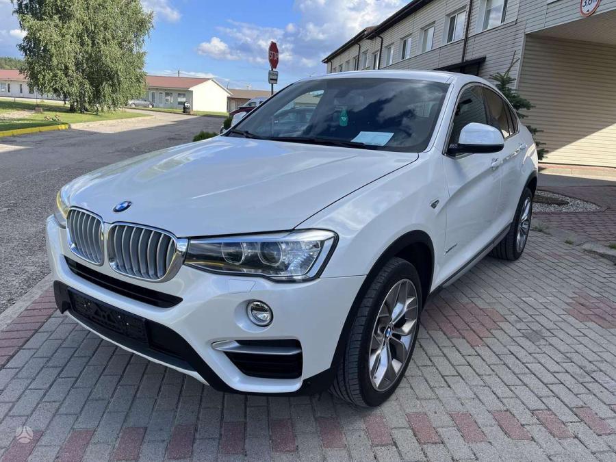 Balts BMW X4 2016 Viļņa, ar dzinēja tilpumu 2.00 L un nobraukumu 230 tūkst. km par 15700 €, foto 1 vietnē AUTOMOTO.COM.LV