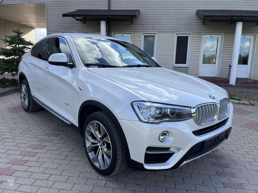 Balts BMW X4 2016 Viļņa, ar dzinēja tilpumu 2.00 L un nobraukumu 230 tūkst. km par 15700 €, foto 4 vietnē AUTOMOTO.COM.LV