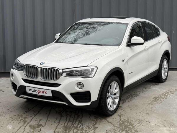 White BMW X4 2017 in Vilnius, with an engine capacity of 2.99 L and mileage of 231 thousand km for 21000 €, photo 1 on AUTOMOTO.COM.LV