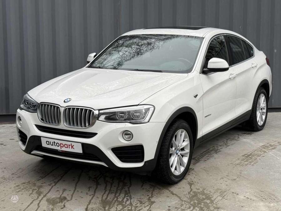 White BMW X4 2017 in Vilnius, with an engine capacity of 2.99 L and mileage of 231 thousand km for 18900 €, photo 1 on AUTOMOTO.COM.LV