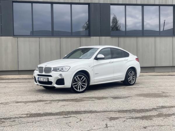 White BMW X4 2017 in Riga, with an engine capacity of 3.00 L and mileage of 282 thousand km for 20990 €, photo 1 on AUTOMOTO.COM.LV